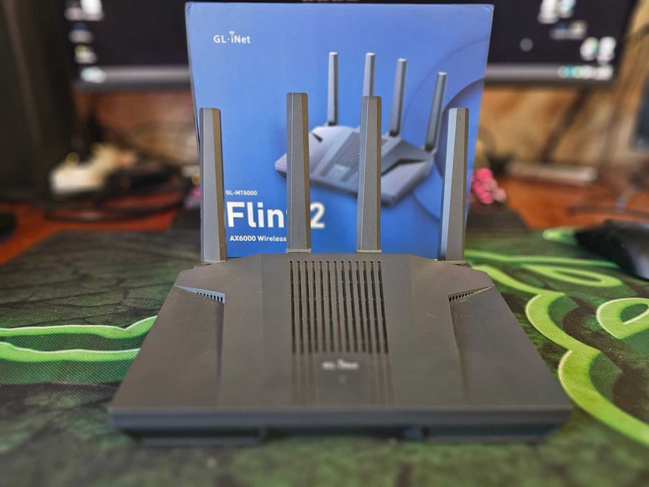 GL.iNet Flint2 GL-MT6000 AX WiFi6 router роутер з OpenWRT/VPN/Docker: 4 ...