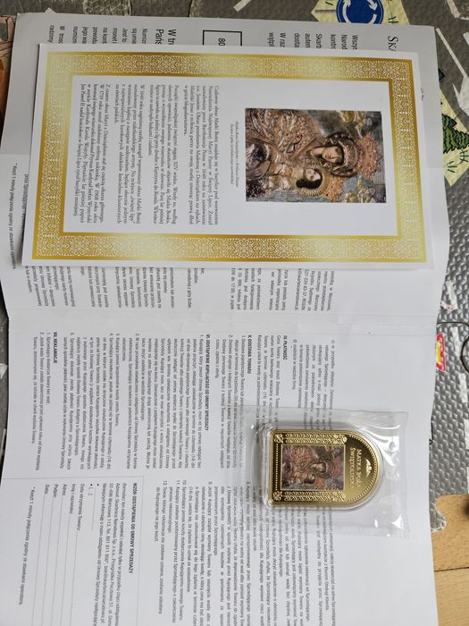 Matka Boska Świetolipska medal moneta Najpiekniejsze polskie madonny ...