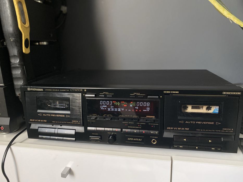 Magnetofon pioneer CT W701r Luszowice • OLX.pl