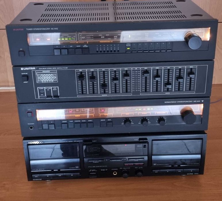 Unitra Diora tuner AS642 wzmacniacz WS442 korektor FS030 Wrocław ...