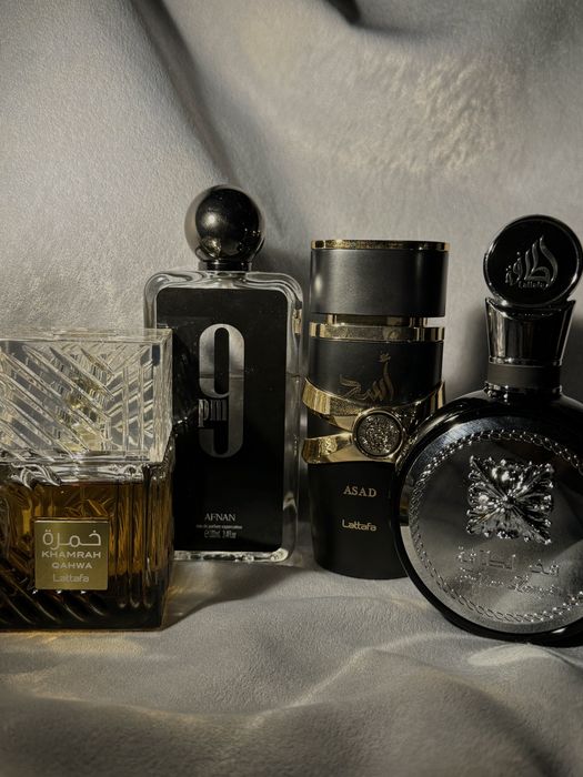 Afnan 9PM • Lattafa Khamrah Qahwa • Lattafa Fakhar, Asad • розпив: 40 ...