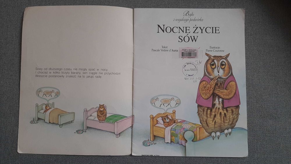 Nocne życie sów Dlaczego sowy nie śpią Bajki z wiejskiego podwórka Warszawa Wola • OLX.pl