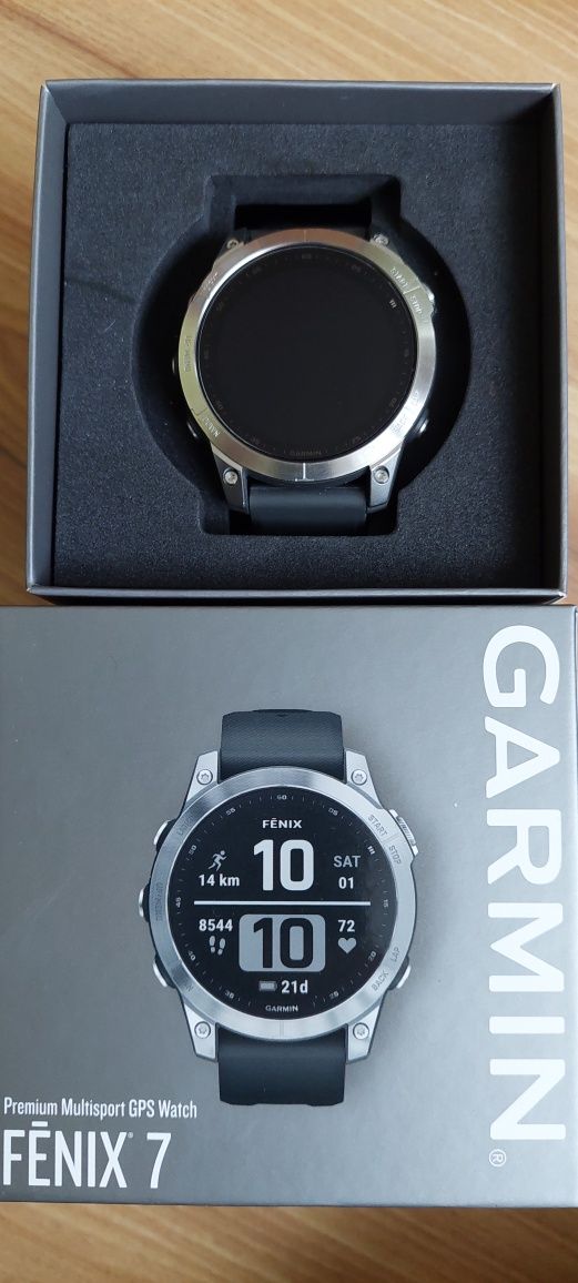 Zegarek sportowy Garmin Fenix 7 grafit/srebrny +3 paski Świdnica • OLX.pl