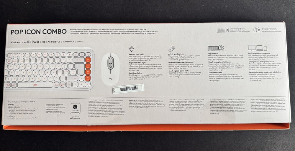 Nowy zestaw klawiatura i mysz Bluetooth Logitech Pop Icon Combo Wąchock ...