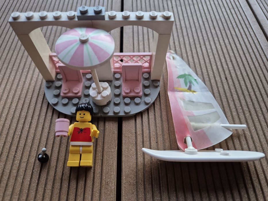 LEGO Seaside Cabana 6401 Paradisa Classic TOWN retro akcesoria Wrocław ...