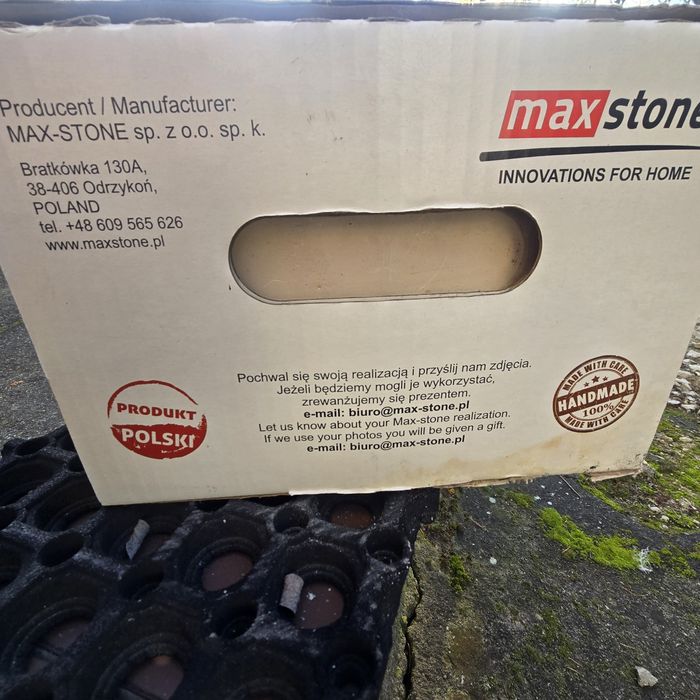 Kamień dekoracyjny Turmalin – Maxstone, kolor biały - 8 kartonów ...
