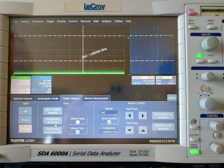 Осцилограф/ Аналізатор послідовних даних LeСroy SDA6000A 6GHz 20GS/s ...