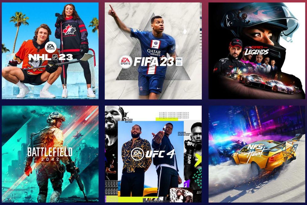 Підписка EA Play PS4/PS5 Fifa 23 NHL UFC Need For Speed Dead Space: 299 ...