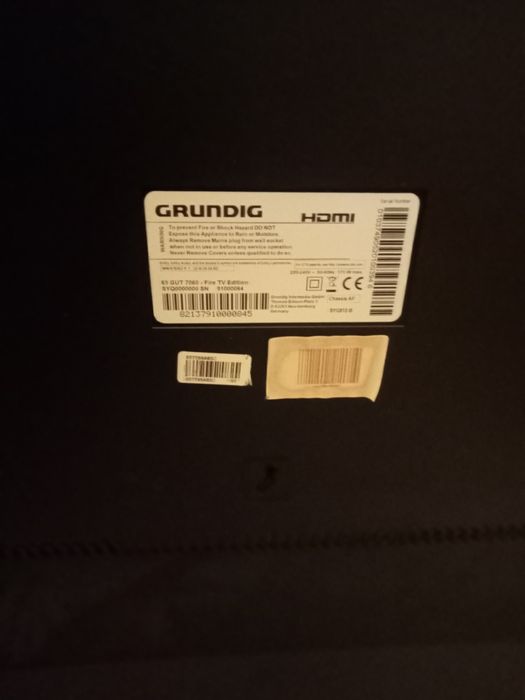Телевізори Grundig 65 дюйма 4К: 13 000 грн. - Телевізори Стрий на Olx