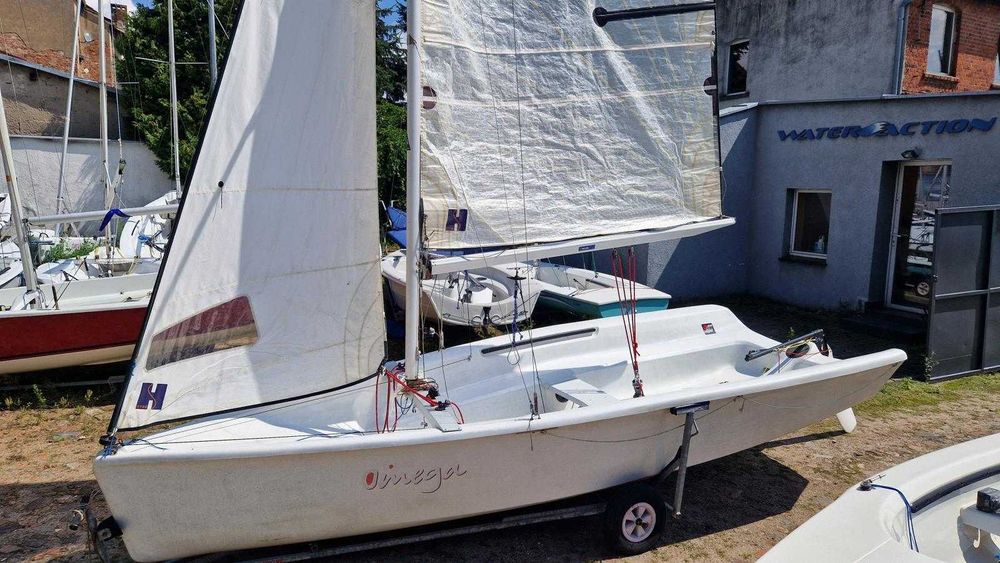 Topper Omega 4,7m + wózek slipowy (2) Łódź żaglowa żaglówka Jarocin ...