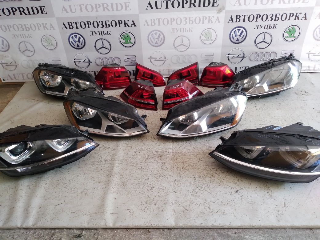 Фара фари фары фонарь vw golf 7 jetta фольксваген гольф 7 джетта: 80 ...