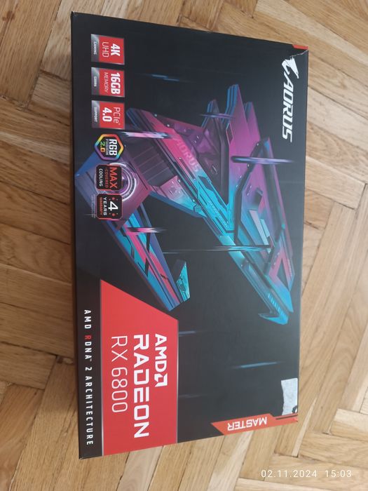 Відеокарта RX6800 Aorus radeon 16Gb: 15 000 грн. - Комплектуючі та аксесуари Київ на Olx