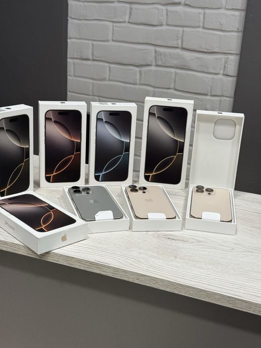 New open/box iphone 16 pro/pro max 128/256/512/1tb all color’s + гаран ...