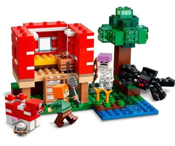 Конструктор лего Майнкрафт Lego Minecraft Грибной домик: 950 грн ...