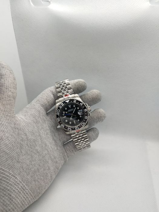 Seiko MOD GMT Bruce Wayne (Submariner, Marinemaster) Biała • OLX.pl