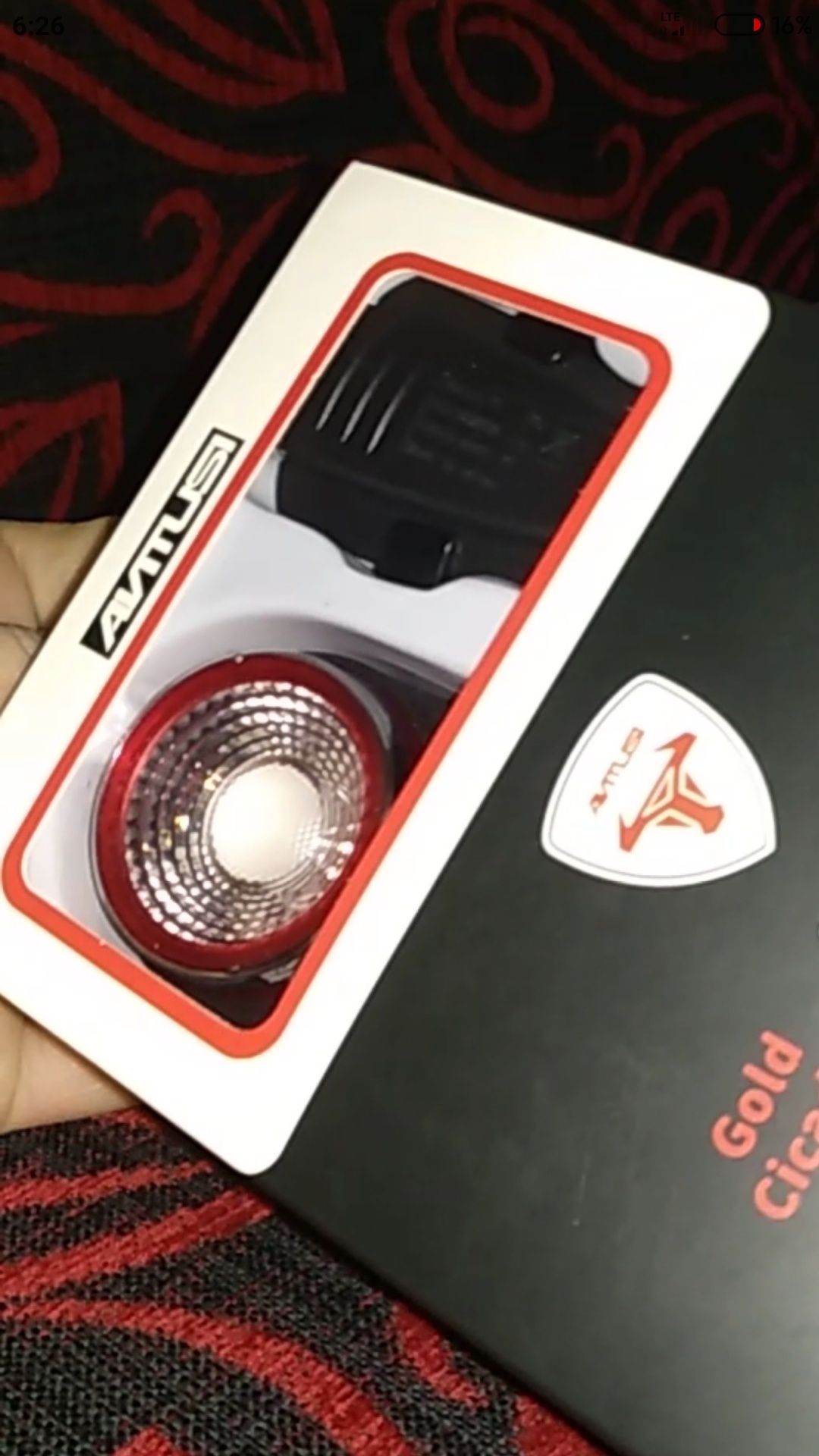 Alarm rowerowy, lampka tył ze światem stopu -Antusi A8 Pro. Trzebinia ...