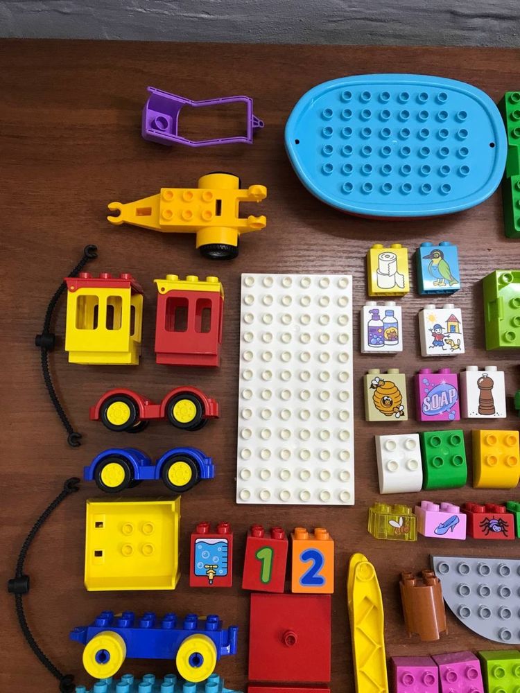 Детали Лего Дупло , пластины Дупло , Lego Duplo кубики ,транспорт: 1 ...
