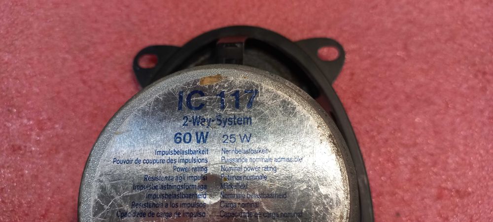 Динамік Blaupunkt IC 117 2-Way-System 60W/25W: 225 грн. - Акустичні ...