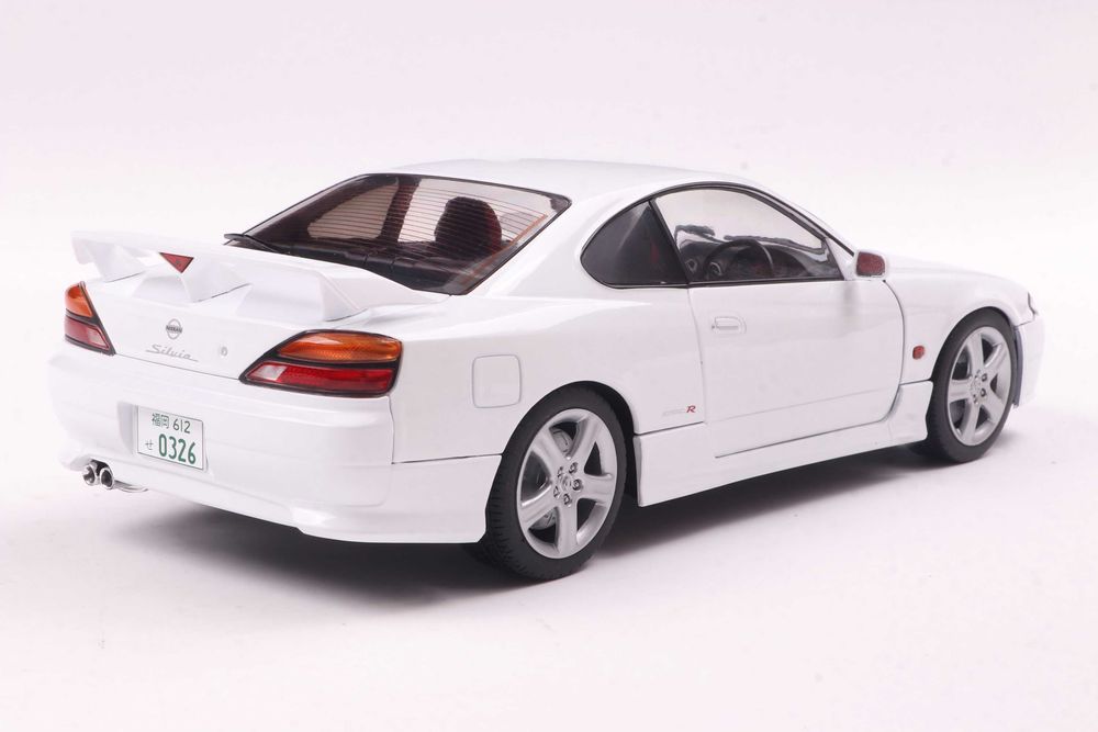 Nissan Silvia S15 Spec-R Aero 1999 Aspen white Solido 1:18 Sandomierz ...