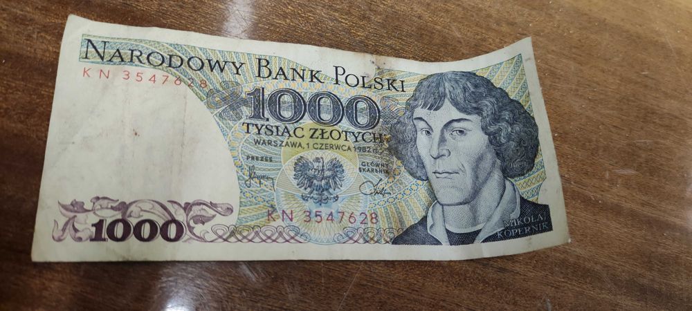 Banknot kolekcjonerski PRL 1000 złotych Bytom • OLX.pl