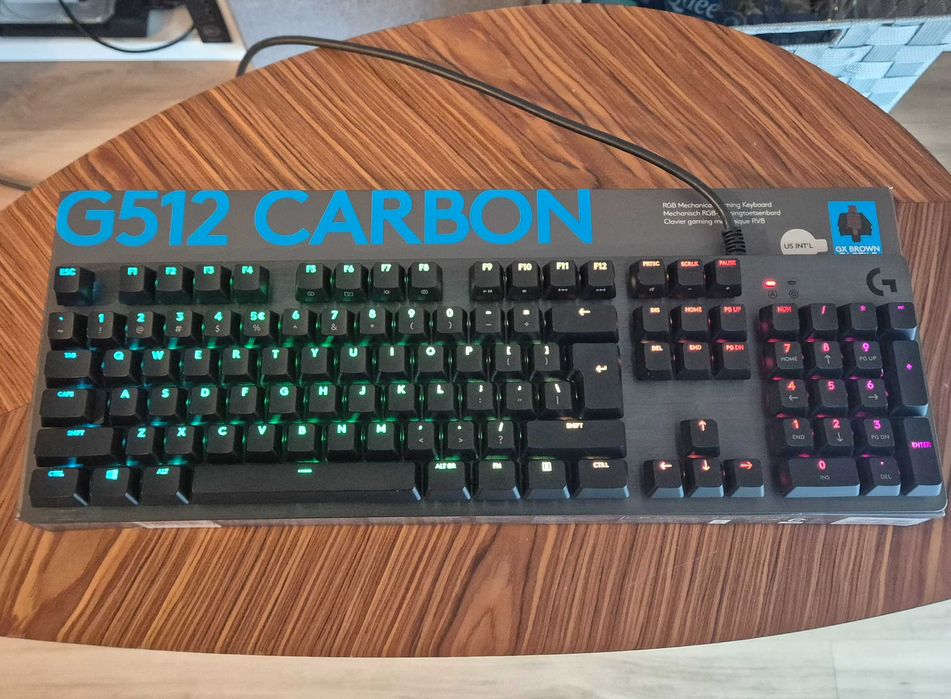 Przewodowa gamingowa klawiatura mechaniczna Logitech G512 GX Brown ...