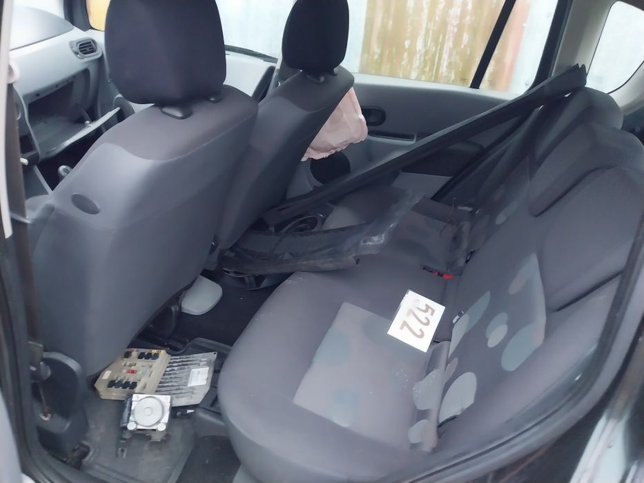 Renault Modus lift fotel pasażera kierowcy fotele kanapa wnętrze Bydgoszcz • OLX.pl