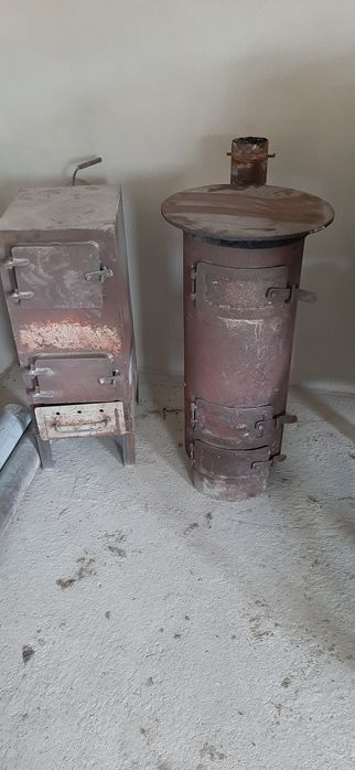 Piec piecyk koza żar kominek na budowę do garażu budowlany zestaw Ruda ...