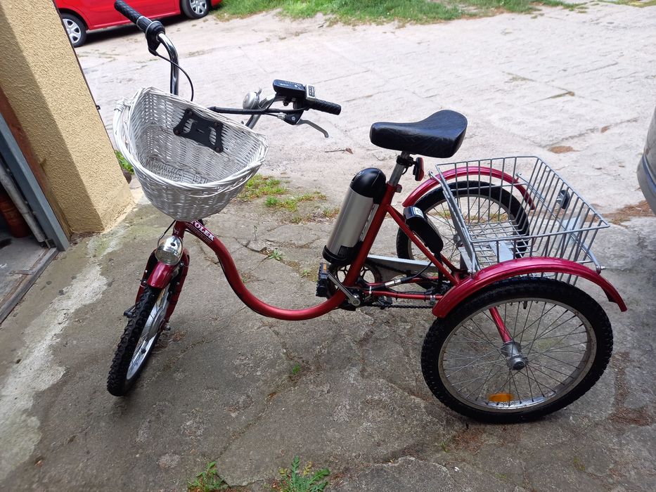 Rehabilitacyjny rower trójkołowy elektryczny Tolek Gryfice • OLX.pl