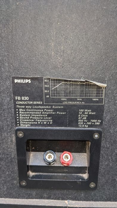 Coluna Philips FB 830 Paredes • OLX Portugal