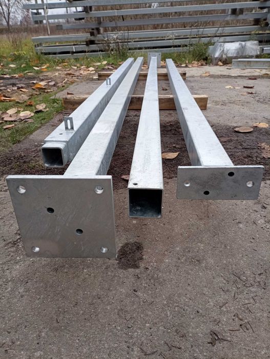 Słupy, filary, podpory stalowe ocynkowane Piła • OLX.pl