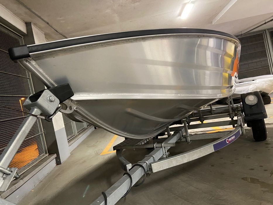 Aluminiowa łódź Kimple model Catch 390 do natychmiastowego odbioru ...