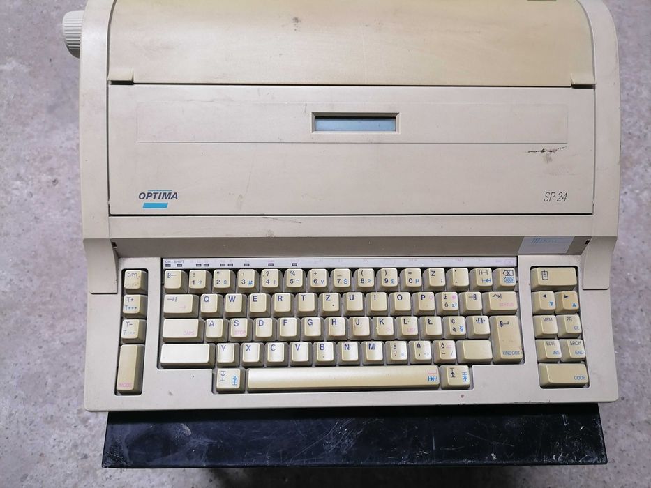 Maszyna do pisania Optima SP 24 Grodzisk Mazowiecki • OLX.pl
