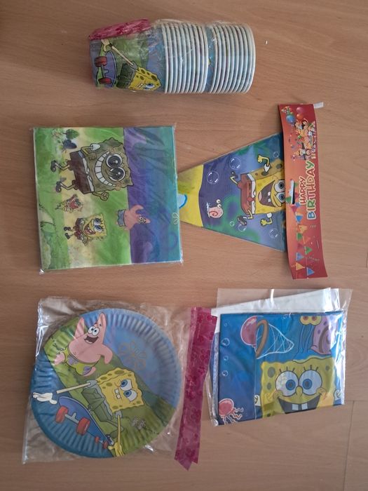 Kit aniversário NOVO BOB Esponja Costa Da Caparica • OLX.pt