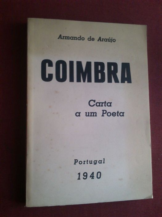Armando de Araújo-Coimbra:Carta a um Poeta-1940 Assinado São Vicente ...