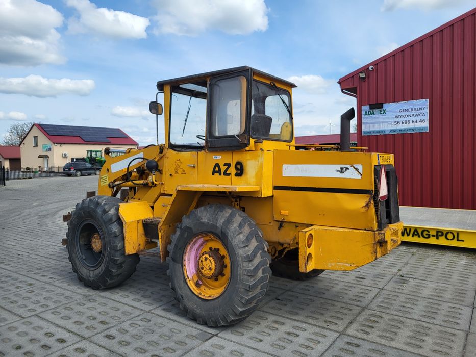 Ładowarka ahlmann Az9 1992 rok łyżka widły atlas jcb Trzebiełuch • OLX.pl