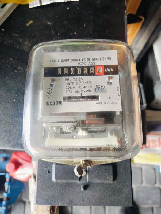 Licznik prądu, podlicznik, a52, jednofazowy 230v Chwaszczyno • OLX.pl