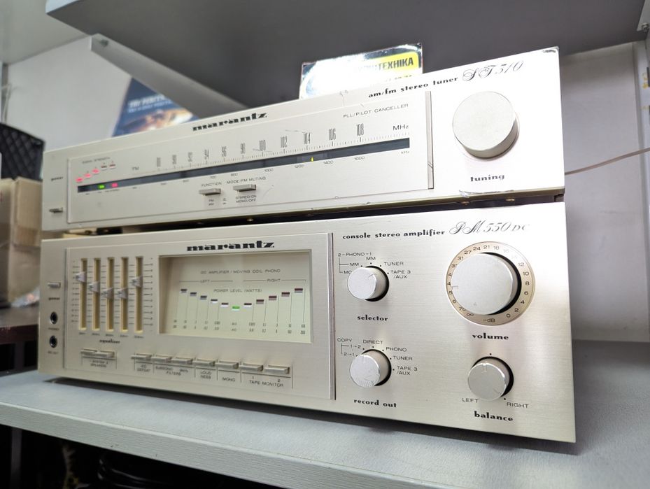 Стерео усилитель+тюнер Marantz PM 550DC/ST310. Эквалайзер! JAPAN: 8 800 грн. - Підсилювачі ...