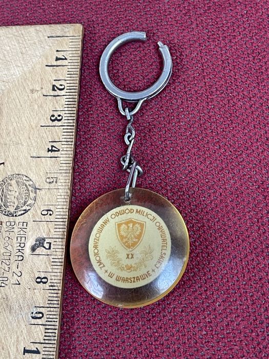 Breloczek Milicja Obywatelska Warszawa z Prl Warszawa Wawer • OLX.pl