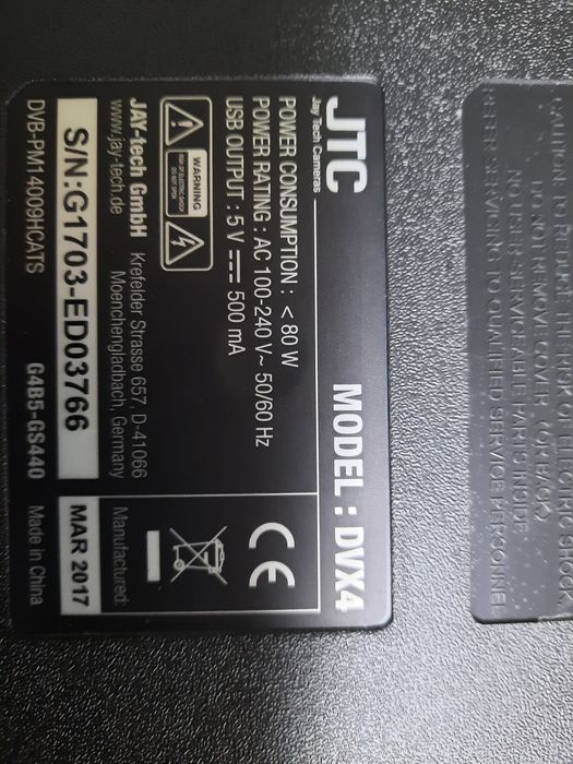 Telewizor Jtc 42'led t2hefcstan Pogrzybów • OLX.pl