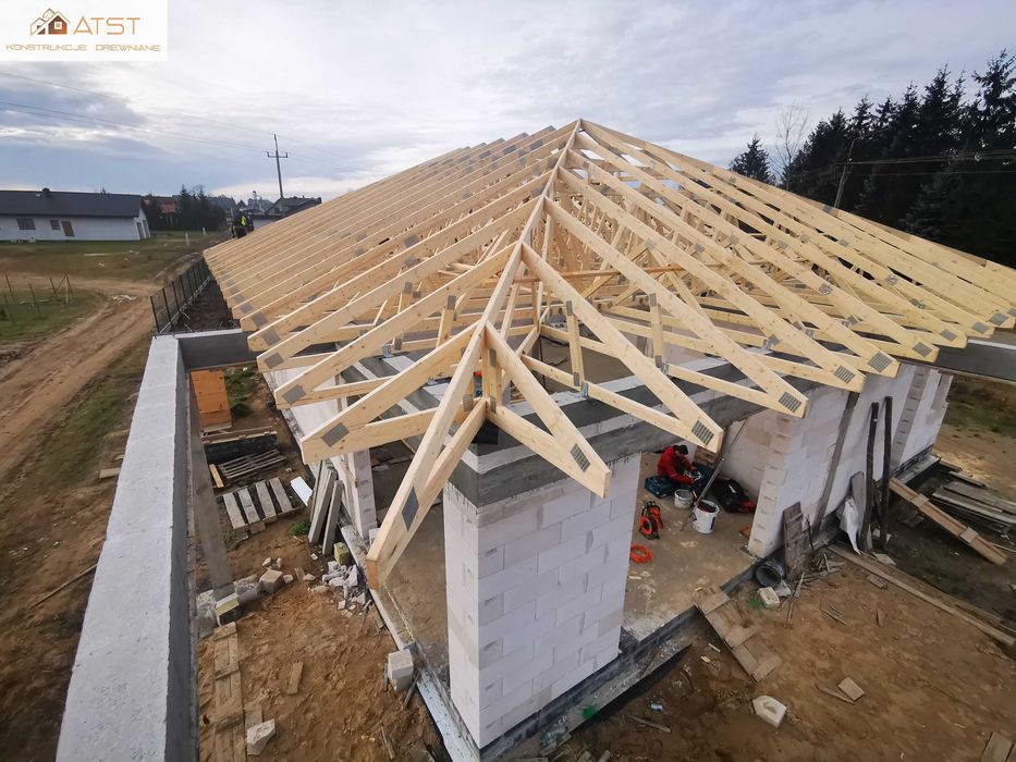 Wiązary Dachowe, Bindry, Konstrukcje Drewniane, Więźba, Montaż Łódź ...