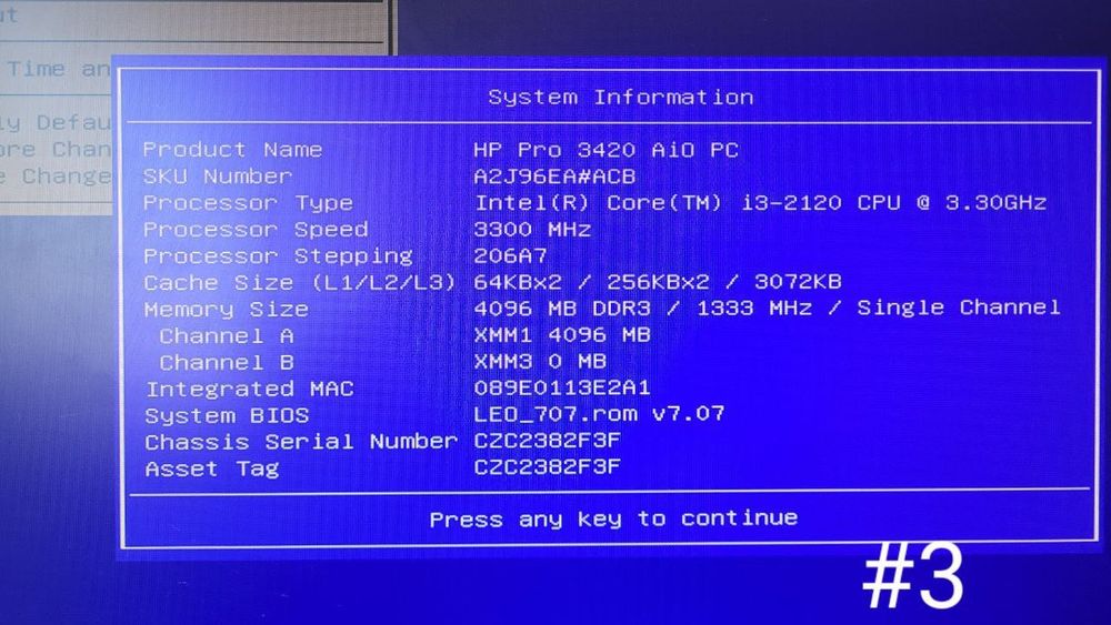 Моноблок HP PRO 3420 AIO PC: 2 000 грн. - Настільні комп'ютери Київ на Olx