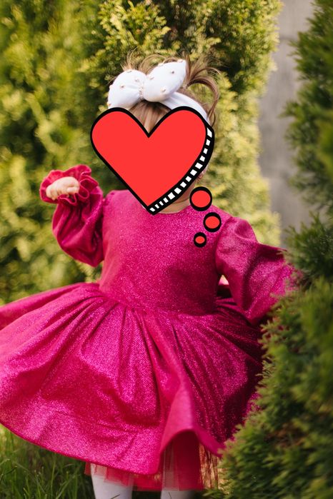 Пишне плаття на 1 рік 1 000 грн Одяг для дівчаток Горохів на Olx