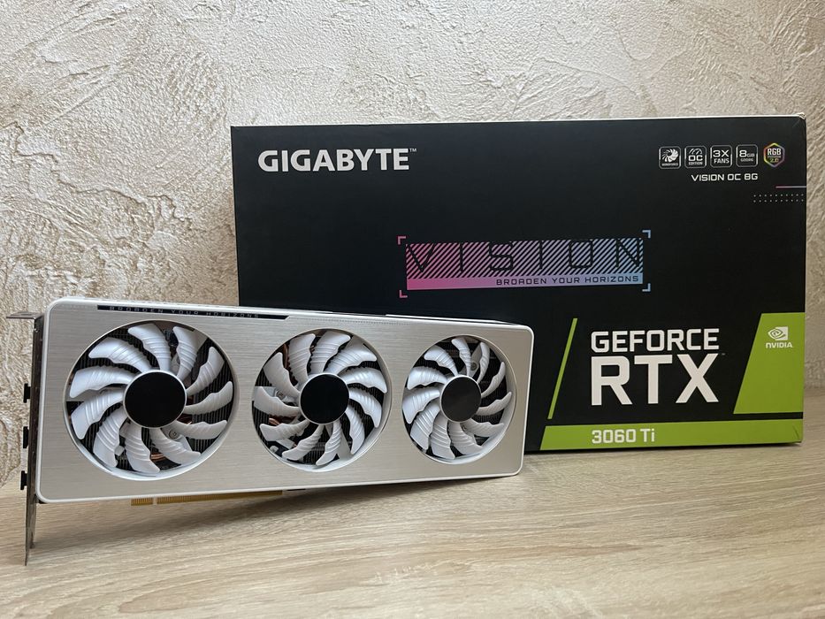 Rtx 3060ti vision oc biala rgb Warszawa Bemowo • OLX.pl