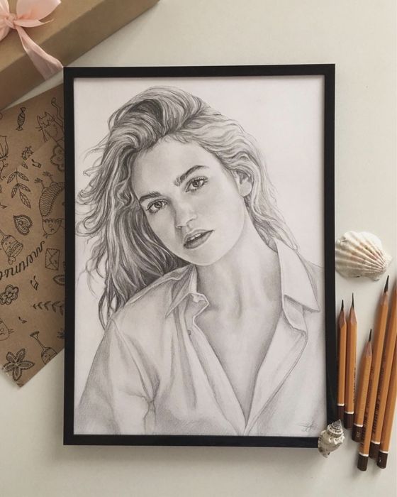 Портрет Портрет олівцем портрет карандашом подарок 400 грн Живопис Київ на Olx