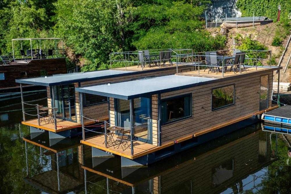 NAUTIA L9 Houseboat Hausboot Dom na wodzie Pływający łódź Jacht ...