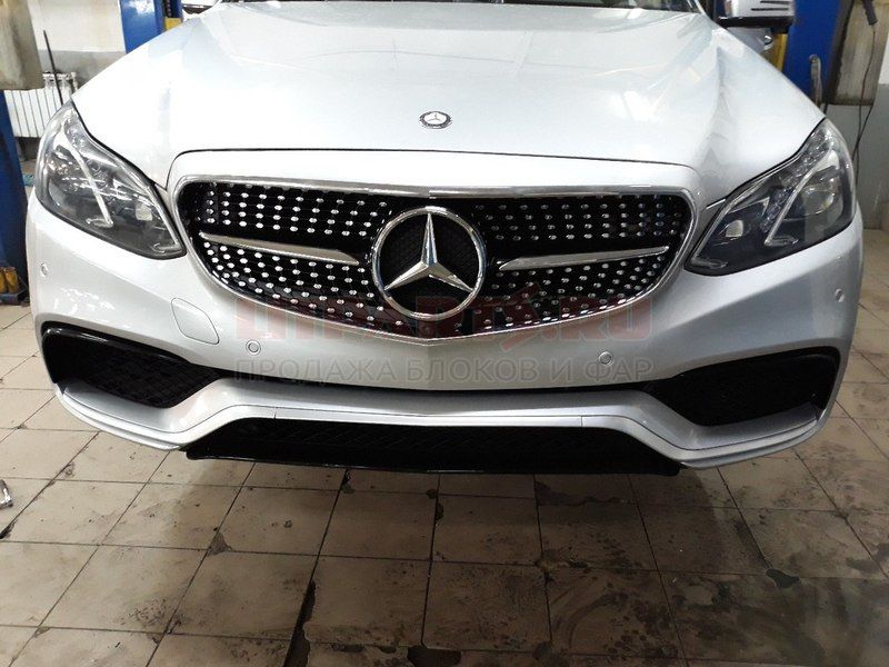 Решетка Mercedes w212 Diamond решетка E63 мерседес W212 e220 e: 160 $ - Решітка радіатора ...