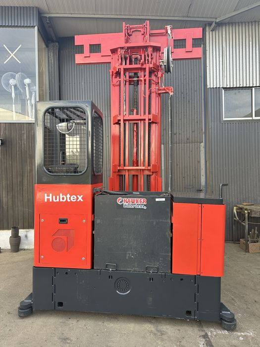 Empilhador HUBTEX de 4000 kgrs 4 caminhos triplex eleva a 7 netros ...