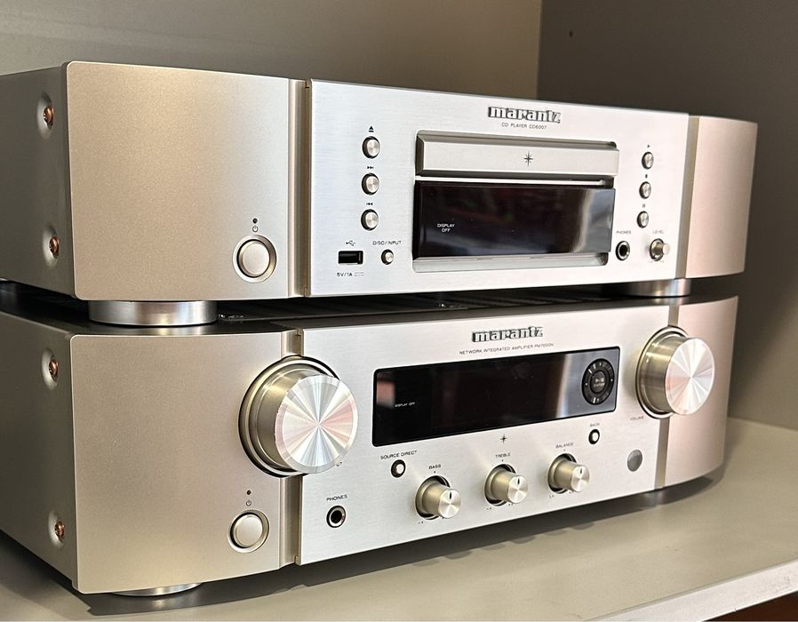 Wzmacniacz Marantz PM7000N plus odtwarzacz CD CD6007 rachunek, komplet Katowice Śródmieście • OLX.pl