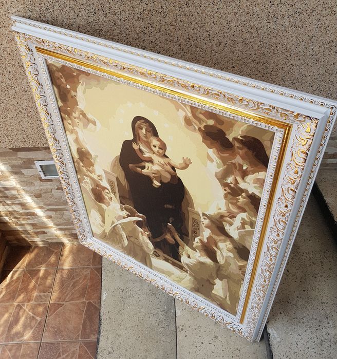 Художня картина акриловими фарбами Марія Ісус Янголи 8 000 грн Живопис Івано Франківськ на Olx