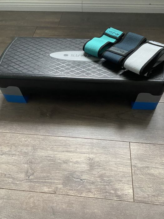 Step, Steper dwustopniowy Sapphire + 3 gumy oporowe Boguchwała • OLX.pl